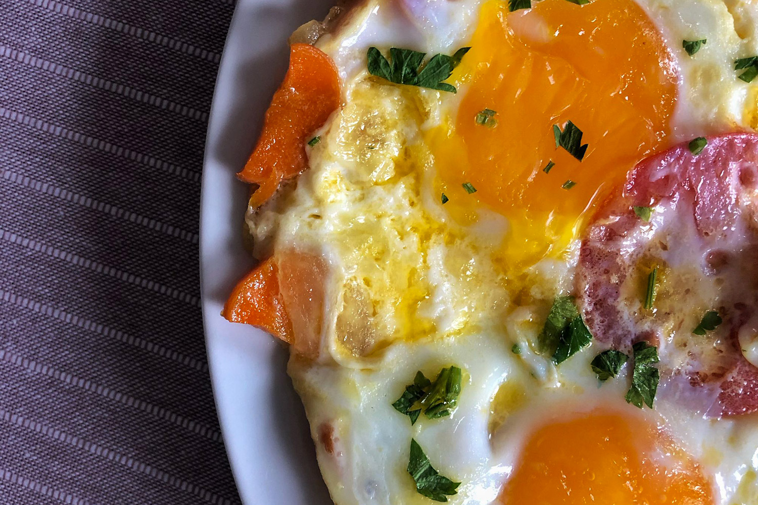 Snídaňová omeleta s mozzarellou - Remoska